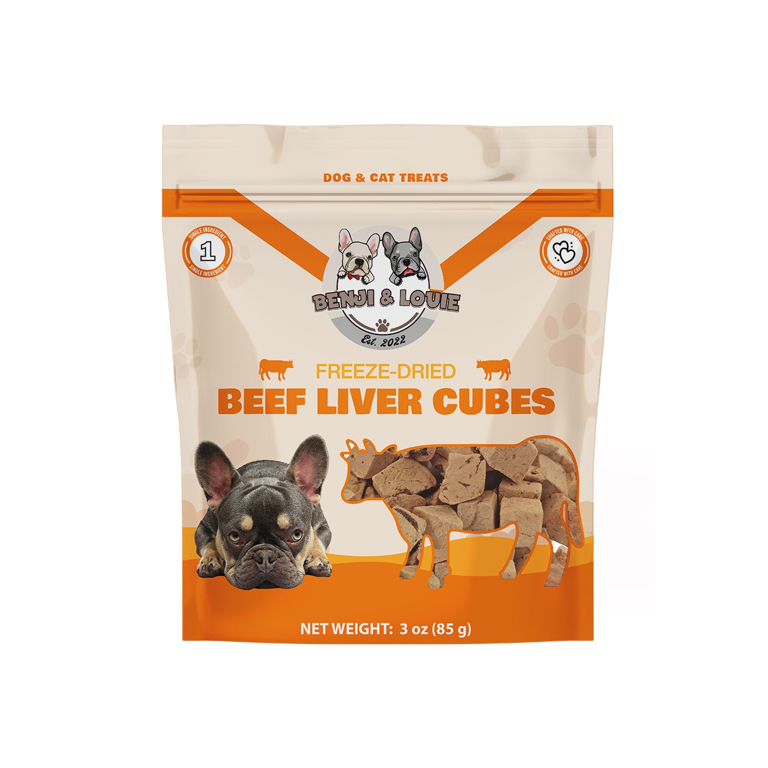 Freeze Dried Beef Liver Cubes – Benji & Louie